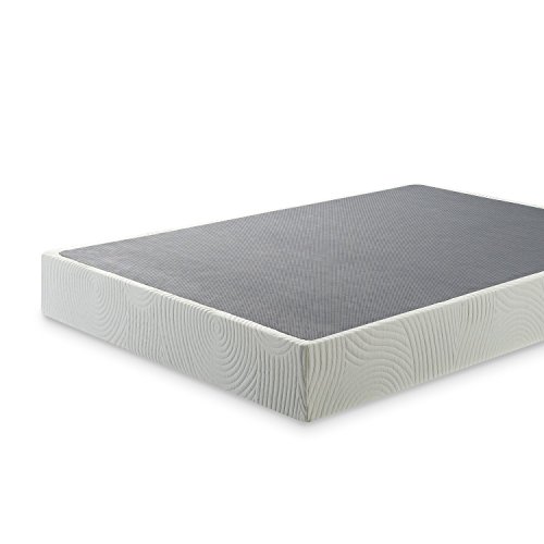 Zinus 9 Inch Quick Lock High Profile Smart Box Spring/Mattress Foundation/Strong Steel Structure, Queen & Michelle Compack 9-Leg Support Bed Frame, for Box Spring and Mattress Set, Queen