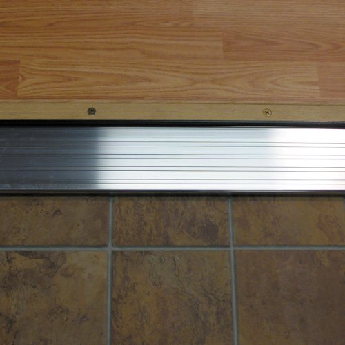 M-D Building Products 78600 1-1/8-Inch by 5-5/8-Inch - 36-Inch TH394 Adjustable Aluminum and Hardwood Sill Inswing, Mill