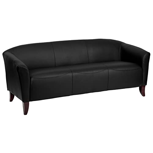 Flash Furniture HERCULES Imperial Series Black LeatherSoft Sofa