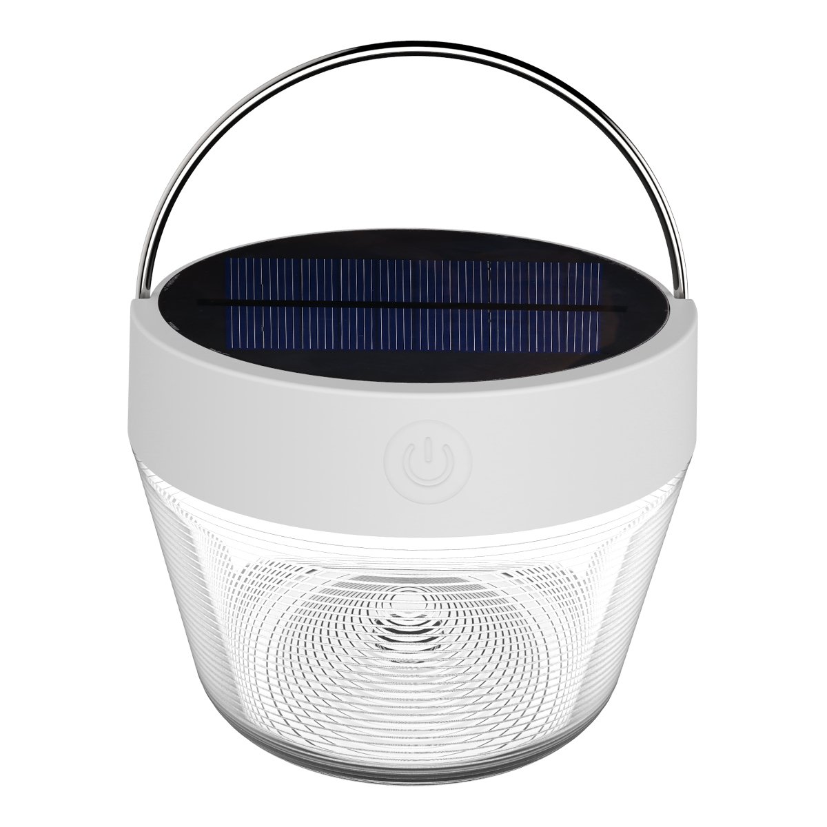 Lighting EVER Solar LED Camping Lantern, Portable Table Lamp, RGB Storage Box, USB Rechargeable Tent Light for Outdoor, Hiking, Fishing, Emergency and More