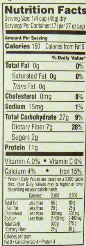 Bob's Red Mill Lentils Beans, 27-ounce (Pack of 4)