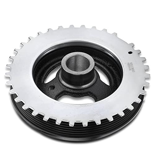 A-Premium Engine Harmonic Balancer Compatible with Ford Escape 2009-2012, Fusion 2010-2012 & Lincoln MKZ 2011-2012 & Mazda Tribute 2009-2011 & Mercury Mariner 2009-2011, Milan, Replace# 9E5Z6312A