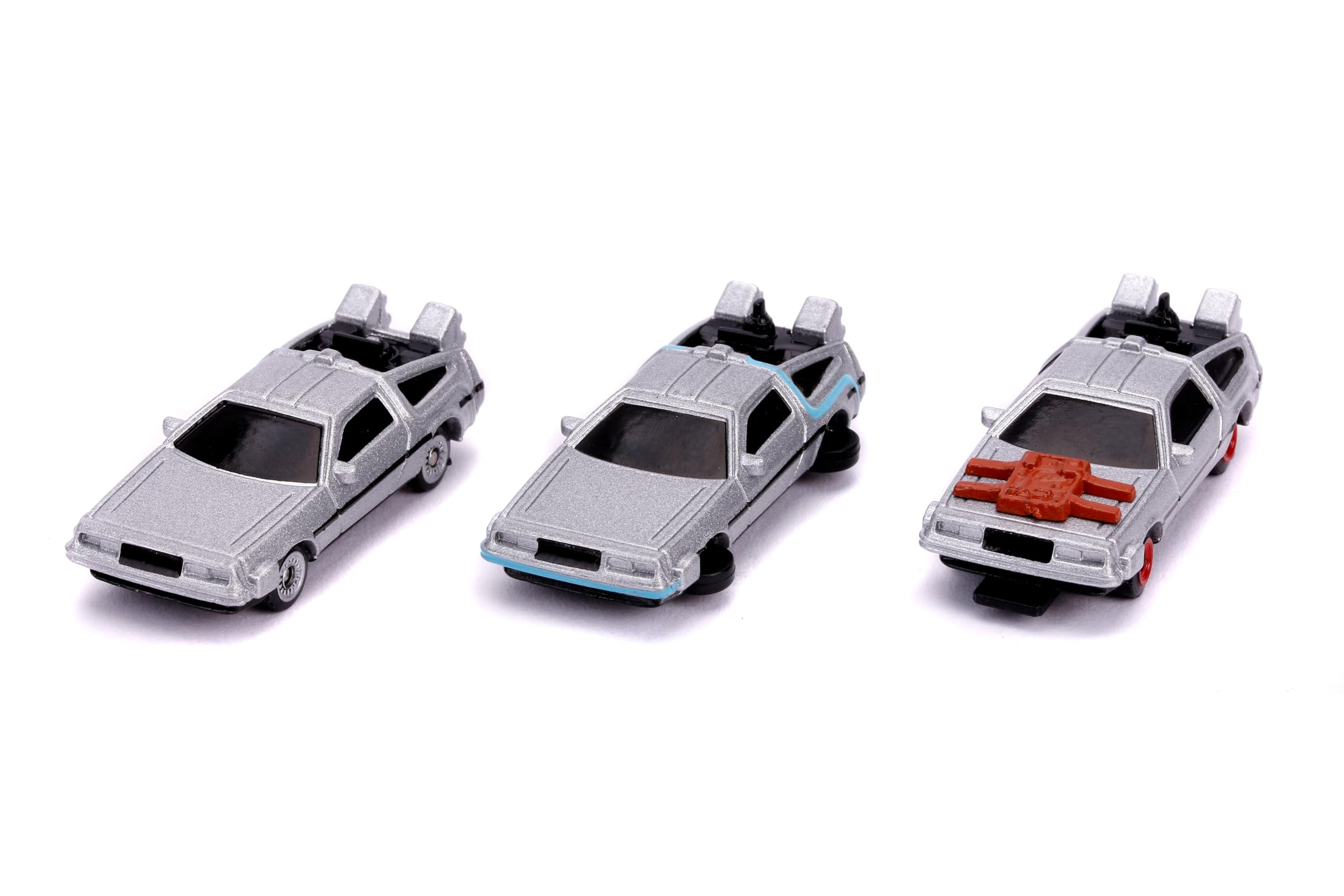Jada Toys Nano Hollywood Rides BTTF 3 PK