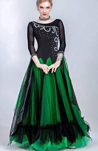 BFBSMZD Femme Robe à Manches Longues Robe Longue Robe Manche Lanterne Party Cérémonie Mariage