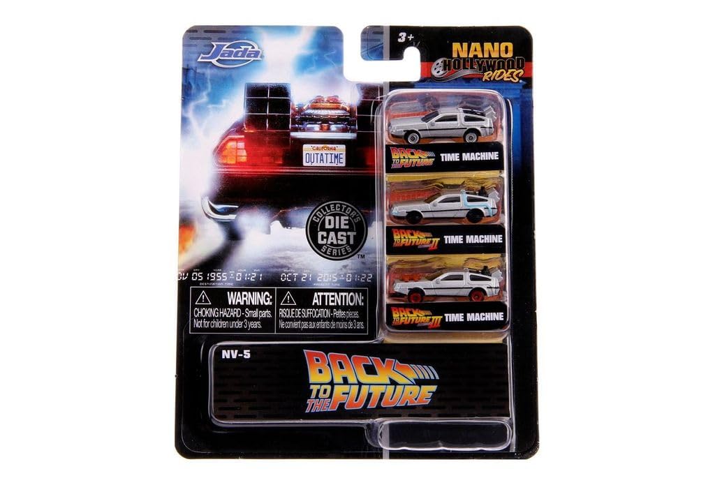 Jada Toys Nano Hollywood Rides BTTF 3 PK
