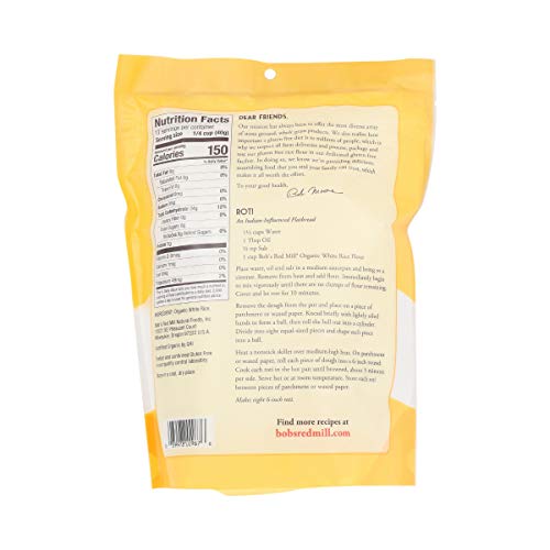 Bob's Red Mill Organic White Rice Flour, 24 Oz
