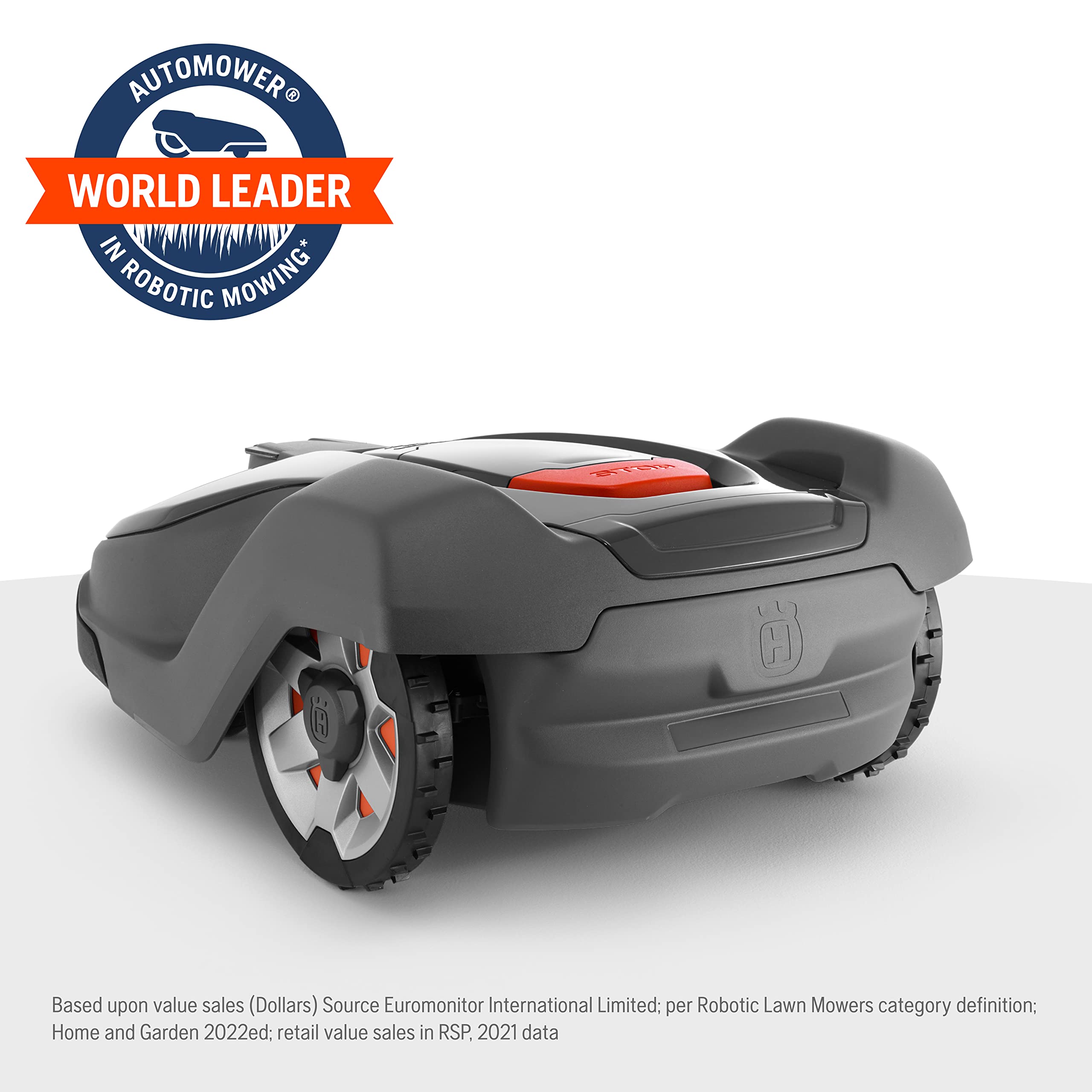Husqvarna Automower 430X Robotic Lawn Mower with GPS Assisted Navigation, Automatic Lawn Mower with Self Installation and Ultra-Quiet Smart Mowing Technology for Medium to Large Yards (0.8 Acre)