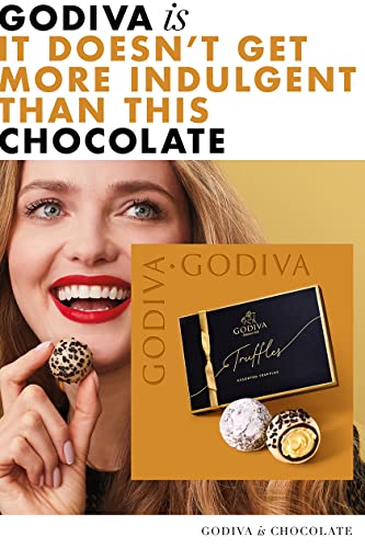 Godiva Chocolatier Signature Truffles Assorted Chocolate Gift Box, 12 pc.