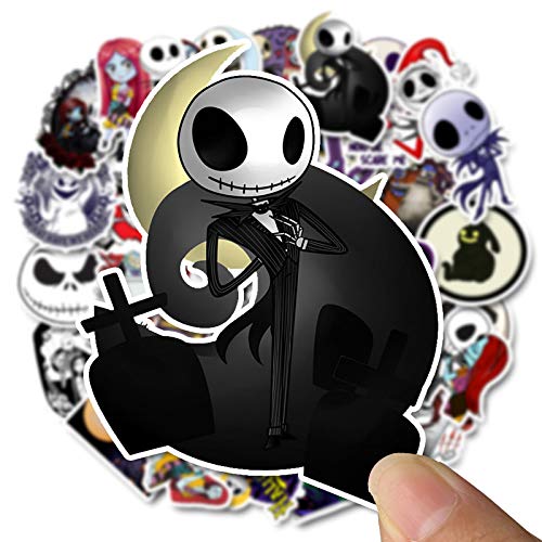 Stickers| 50 PCS | Vinyl Waterproof Stickers for Laptop,Skateboard,Water Bottles,Computer,Phone, Halloween Theme,(Halloween-50PCS)