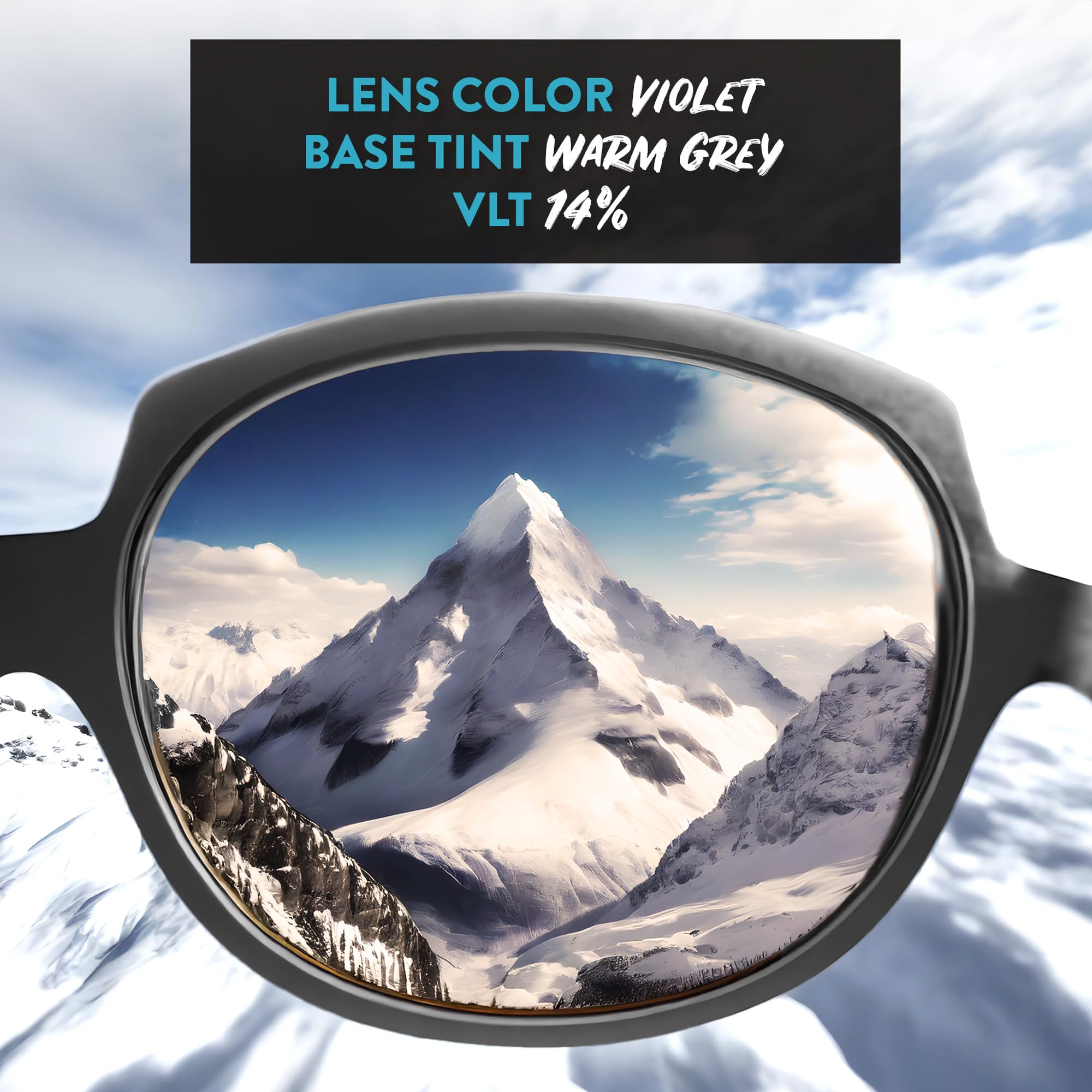 APEX Polarized PRO+ Replacement Lenses for Oakley Leffingwell OO9100 Sunglasses (Cleaner Included) - (Violet)