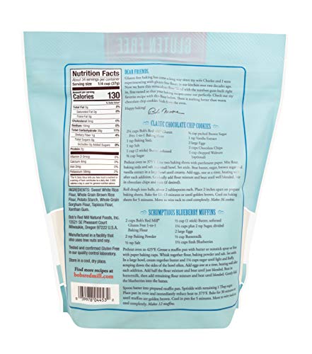 Bobs Red Mill, 1 To 1 Gluten Free Baking Flour, 44 Ounce