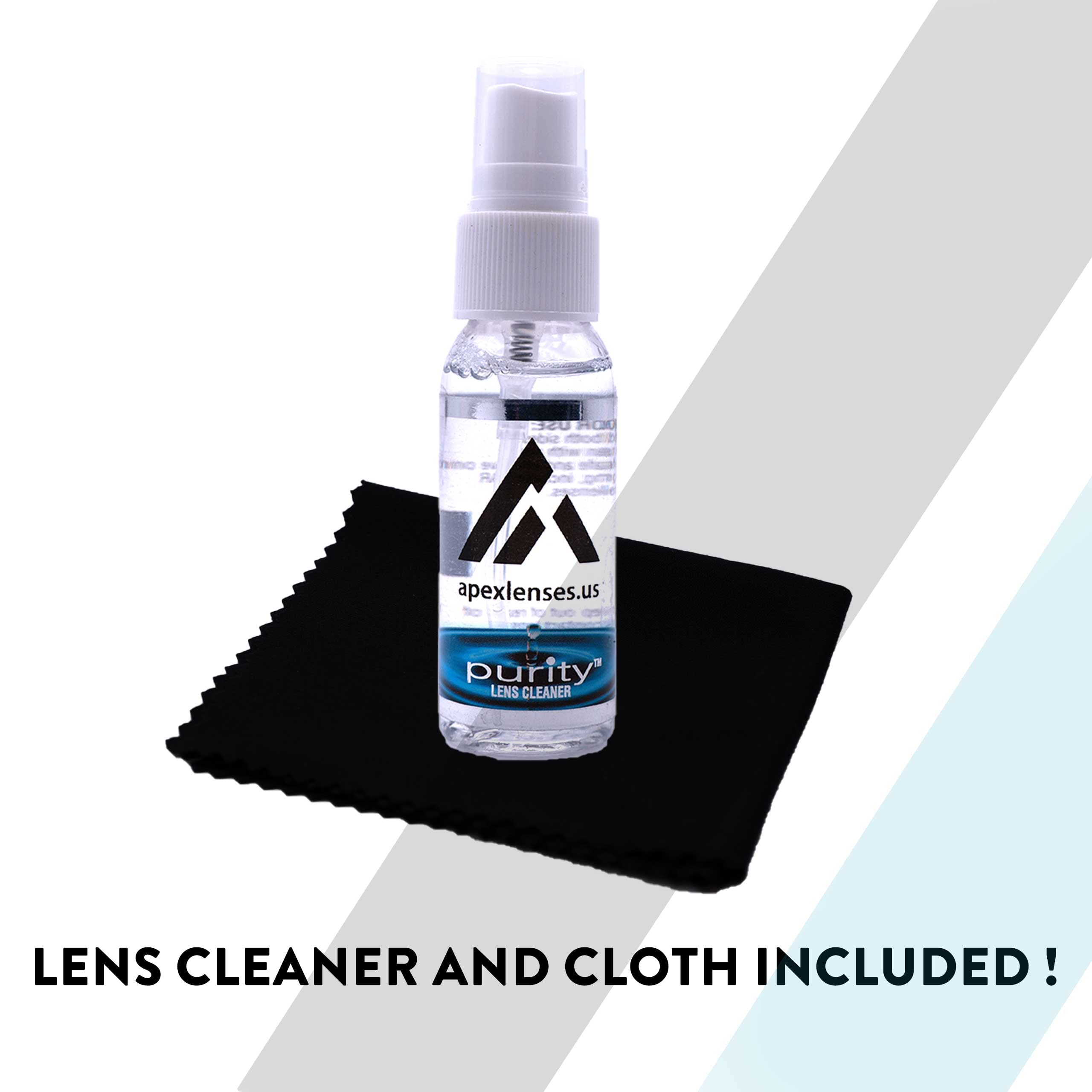 Apex Lenses Polarized PRO+ Replacement Lenses for Ray-Ban Original Wayfarer RB2140 Sunglasses (Silver)