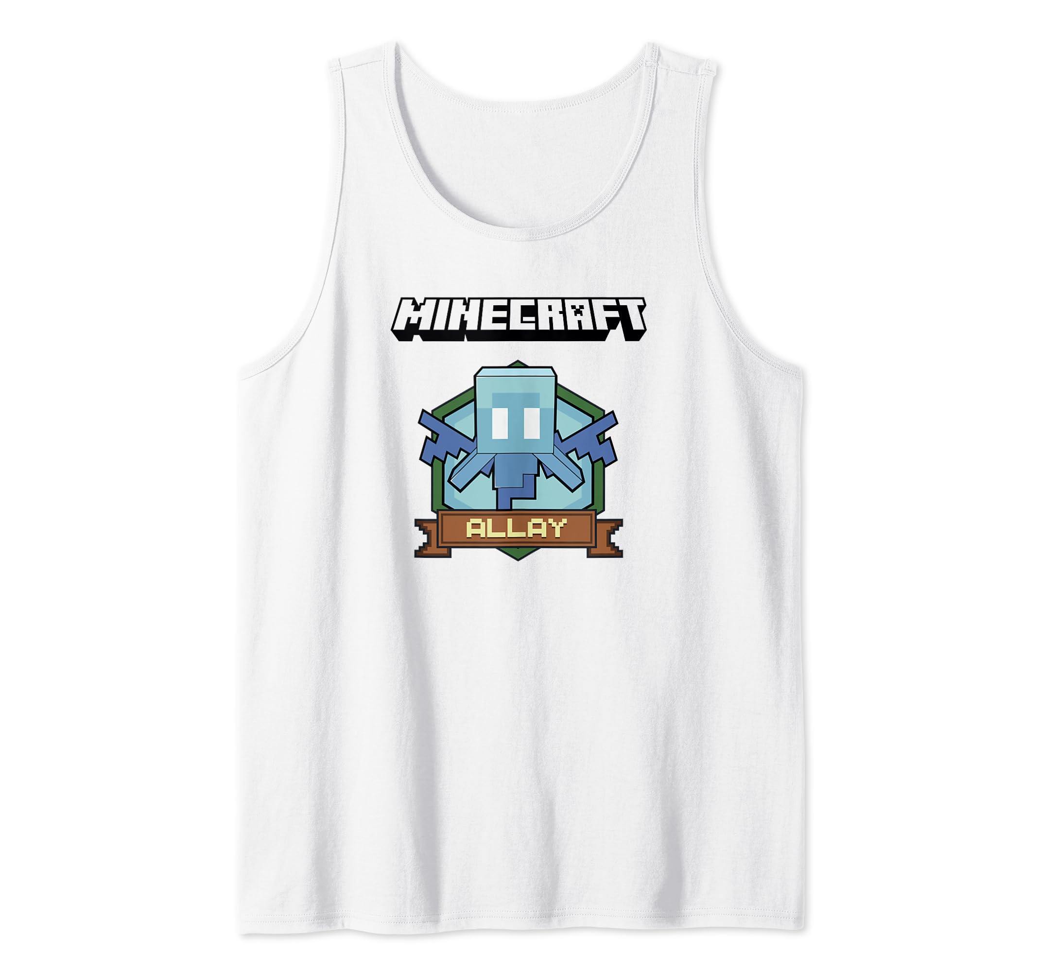 Minecraft Allay Badge Simple Logo Tank Top