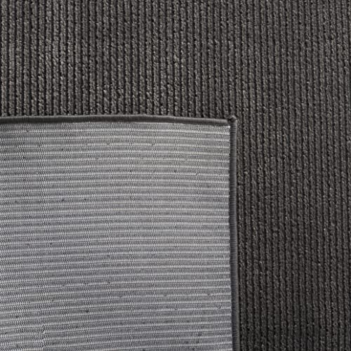 Safavieh Revive Collection 8' x 10' Charcoal REV102H Non-Shedding Solid Area Rug