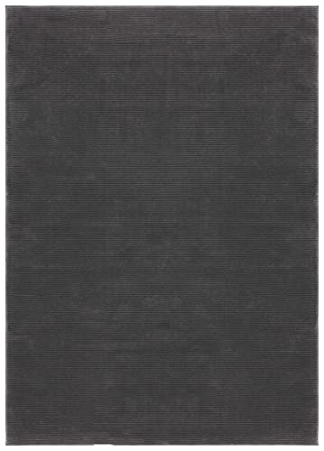 Safavieh Revive Collection 8' x 10' Charcoal REV102H Non-Shedding Solid Area Rug