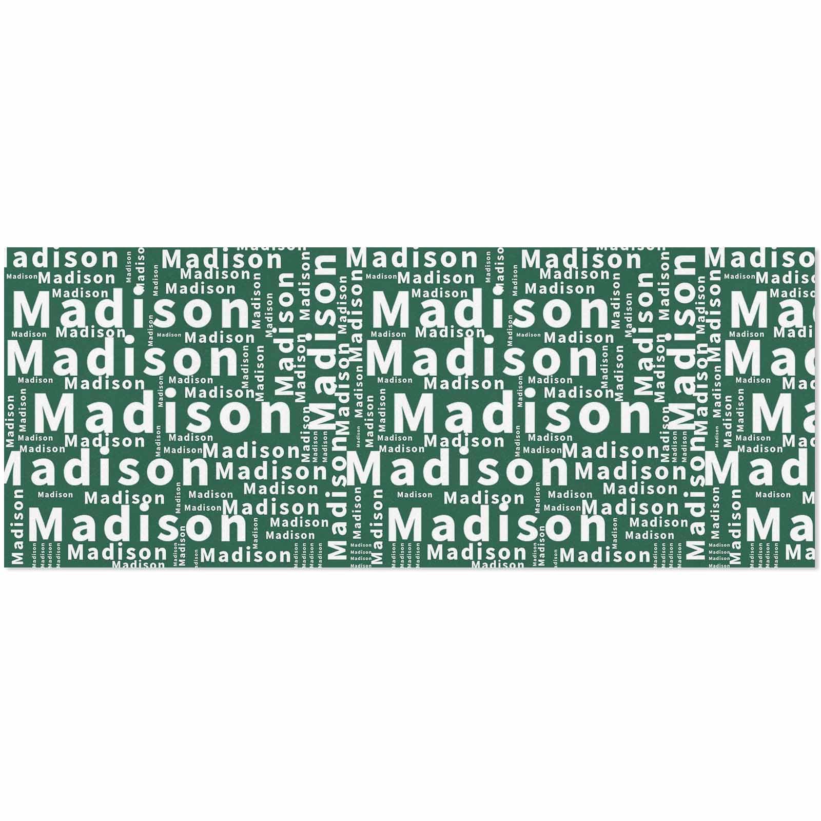 InterestPrint Custom Name Wrapping Paper for Women Men, Personalized Monogram Gift Wrap Paper 58x23 Customized Christmas Birthday Wrapping Paper Roll for Grandma Grandpa