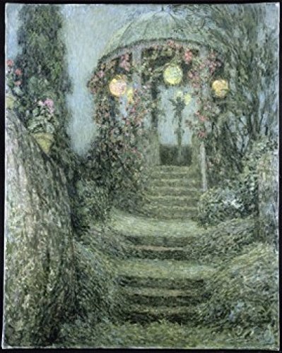 La Tour aux Lanternes Henri Eugene Le Sidaner (1862-1939 French) Christies Images New York USA Poster Print (18 x 24)