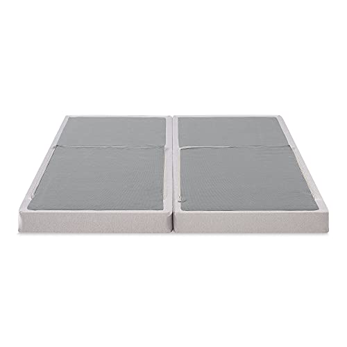 ZINUS No Assembly Metal Box Spring / 5 Inch Mattress Foundation / Sturdy Metal Structure, Split King