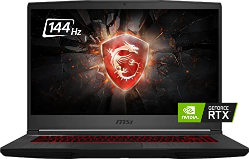 2021 MSI GF65 Gaming Laptop, 15.6" FHD 144Hz IPS Display, Intel Six-Core i5-10500H Processor, NVIDIA GeForce RTX 3060 GDDR6, 32GB RAM, 1TB PCIe NVMe SSD, WiFi 6, Backlit KB, HDMI, Windows 10, Black