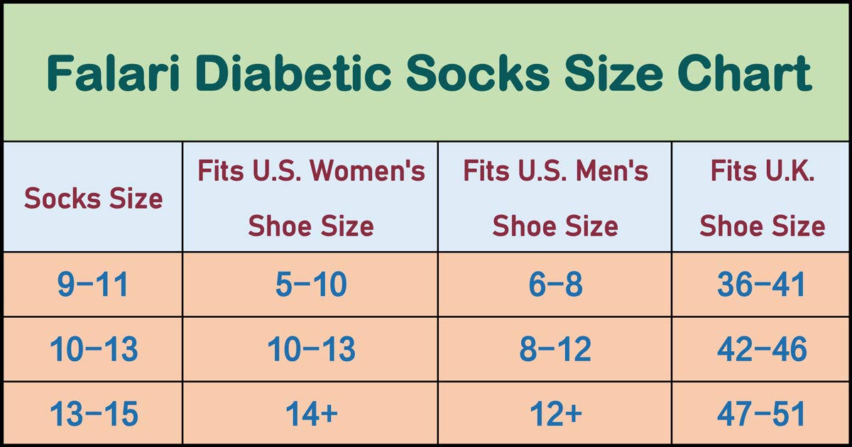 Falari Diabetic Socks Men Unisex Size 10-13 Black 63-2040-12PAIRS