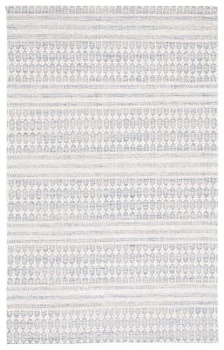 Safavieh Marbella Collection 8' x 10' Navy/Ivory MRB327N Handmade Contemporary Wool Area Rug