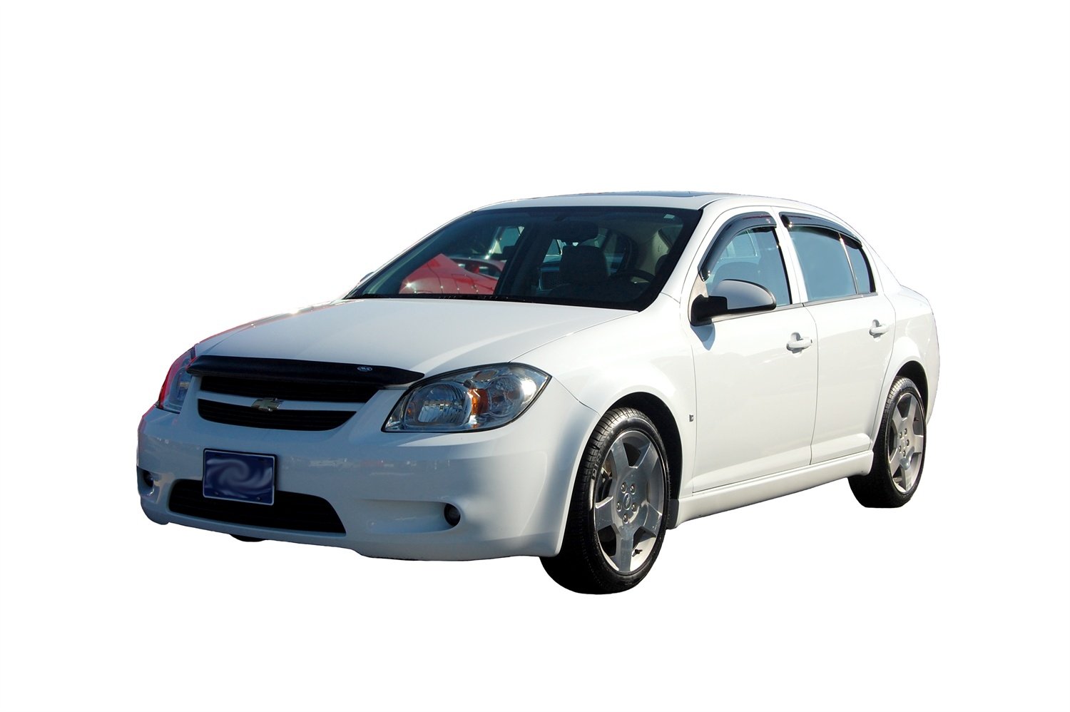 Auto Ventshade [AVS] Hood Shield Carflector | Low Profile, Smoke Color | 20149 | Fits 2005 - 2010 Chevrolet Cobalt
