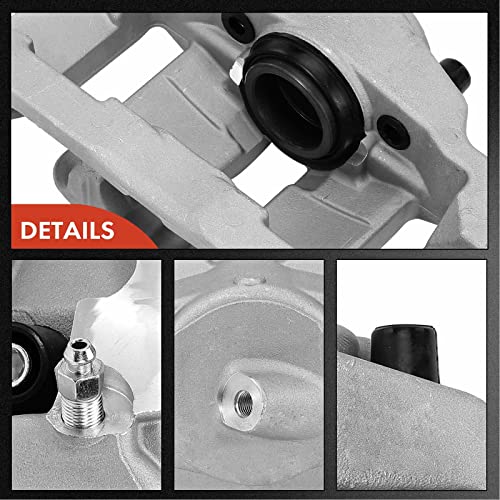 A-Premium Disc Brake Caliper Assembly with Bracket Compatible with BMW 5-Series 535i, 545i, 550i, 6-Series 645Ci, 650i, 7-Series 745i 750i 760i, 745Li 750Li 760Li, Front Side 2-PC Set