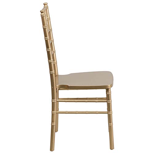 Flash Furniture 2 Pack HERCULES Series Gold Wood Chiavari Chair