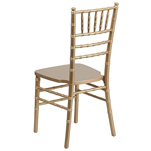 Flash Furniture 2 Pack HERCULES Series Gold Wood Chiavari Chair