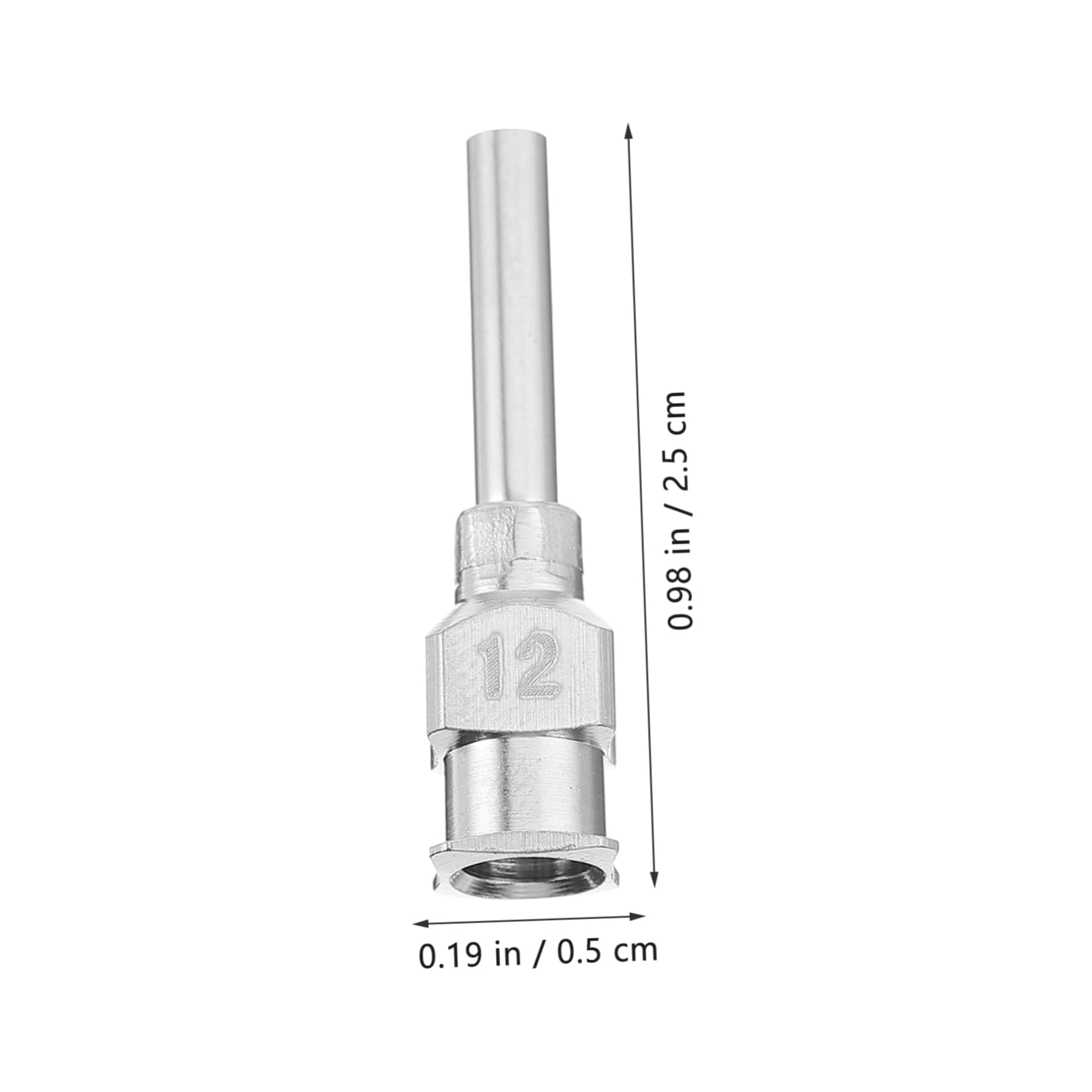 12pcs Stainless Steel Needle Precision Tip Luer Lock Needle Dispensing Needle Dispenser Needle Stainless Steel Dispensing Precision Needle Luer Slips Needle