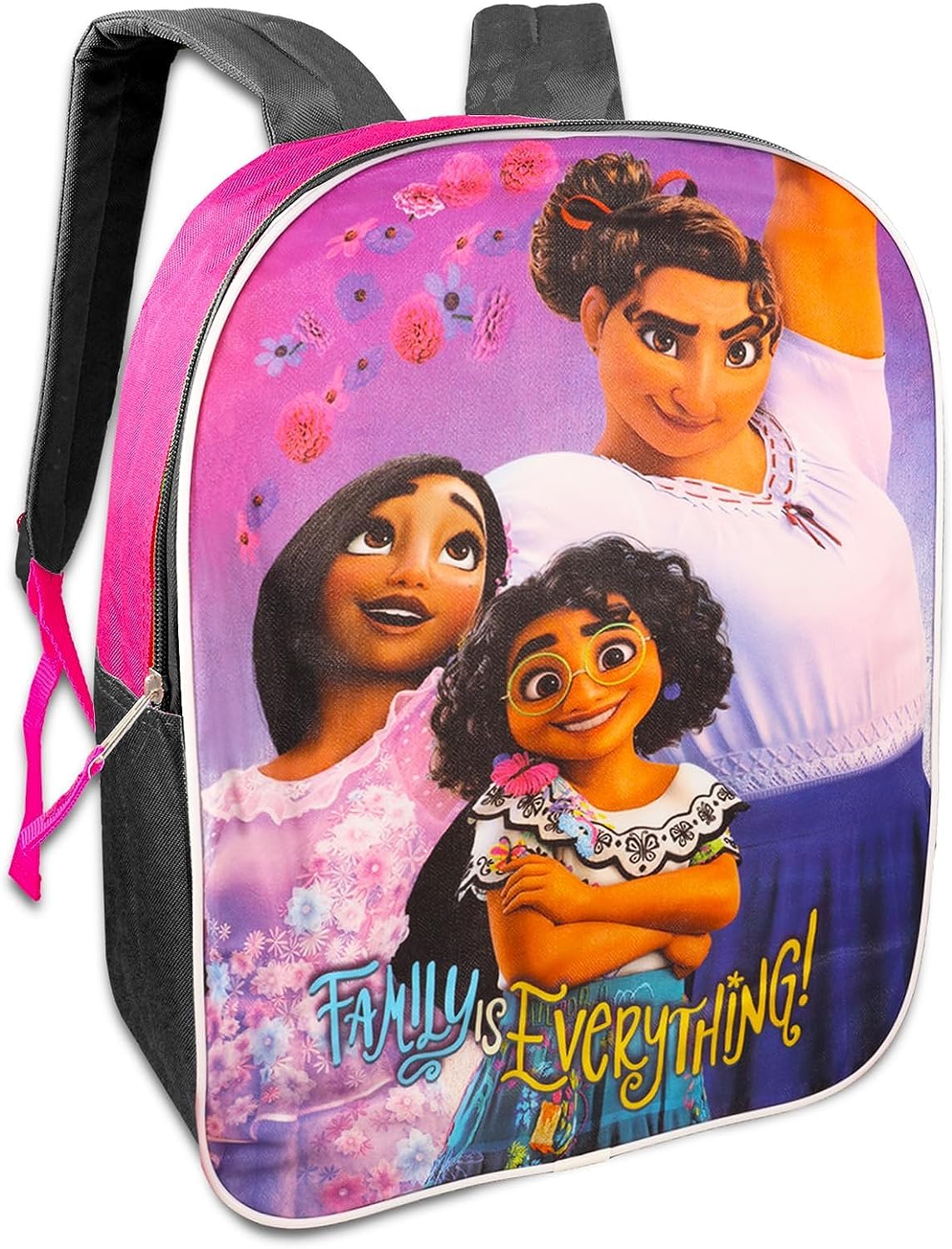 Encanto Backpack and Lunch Bag Set for Girls - Bundle with 15" Encanto Backpack, Encanto Lunch Box, Water Bottle, Temporary Tattoos, More | Encanto Backpack Toddler