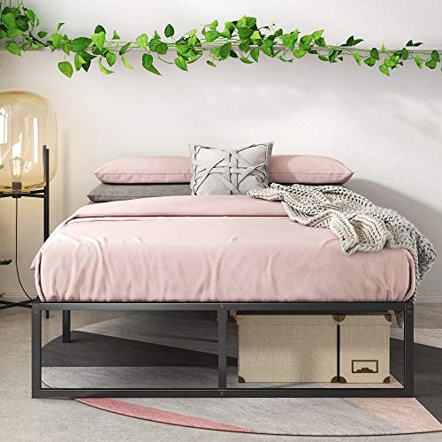 ZINUS Lorelai 14 Inch Metal Platform Bed Frame / Mattress Foundation with Steel Slat Support / No Box Spring Needed / Easy Assembly, Full
