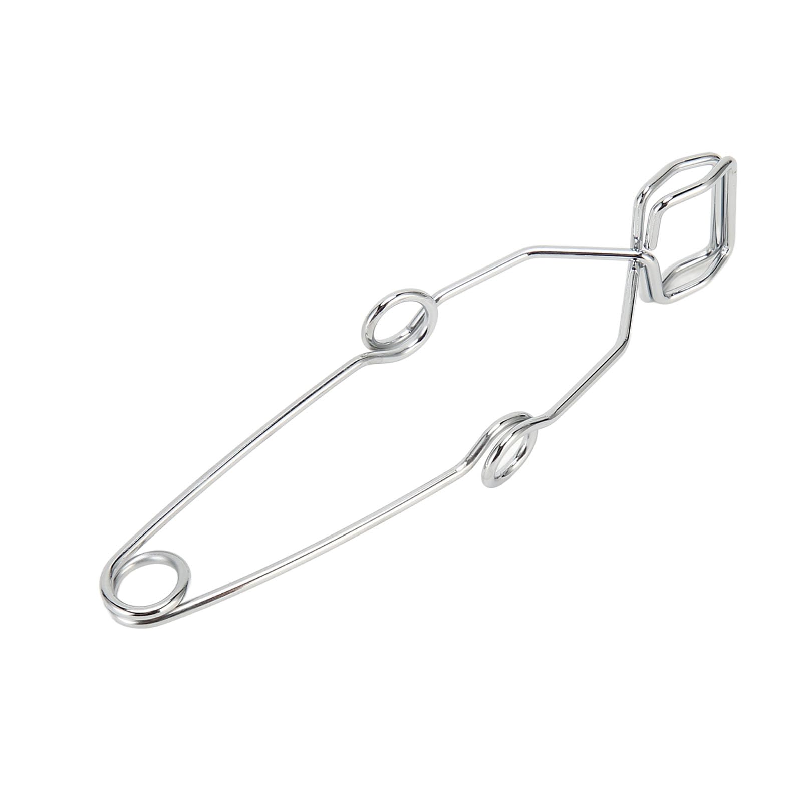 10PCS Spring Test Tube Holders Stainless Steel Clip Clamp, Lab Test Tube Clamp with Finger Grip, Laboratory Experiment Testing Holder Tool for Standard Test Tubes, 14.6cm / 5.7inch