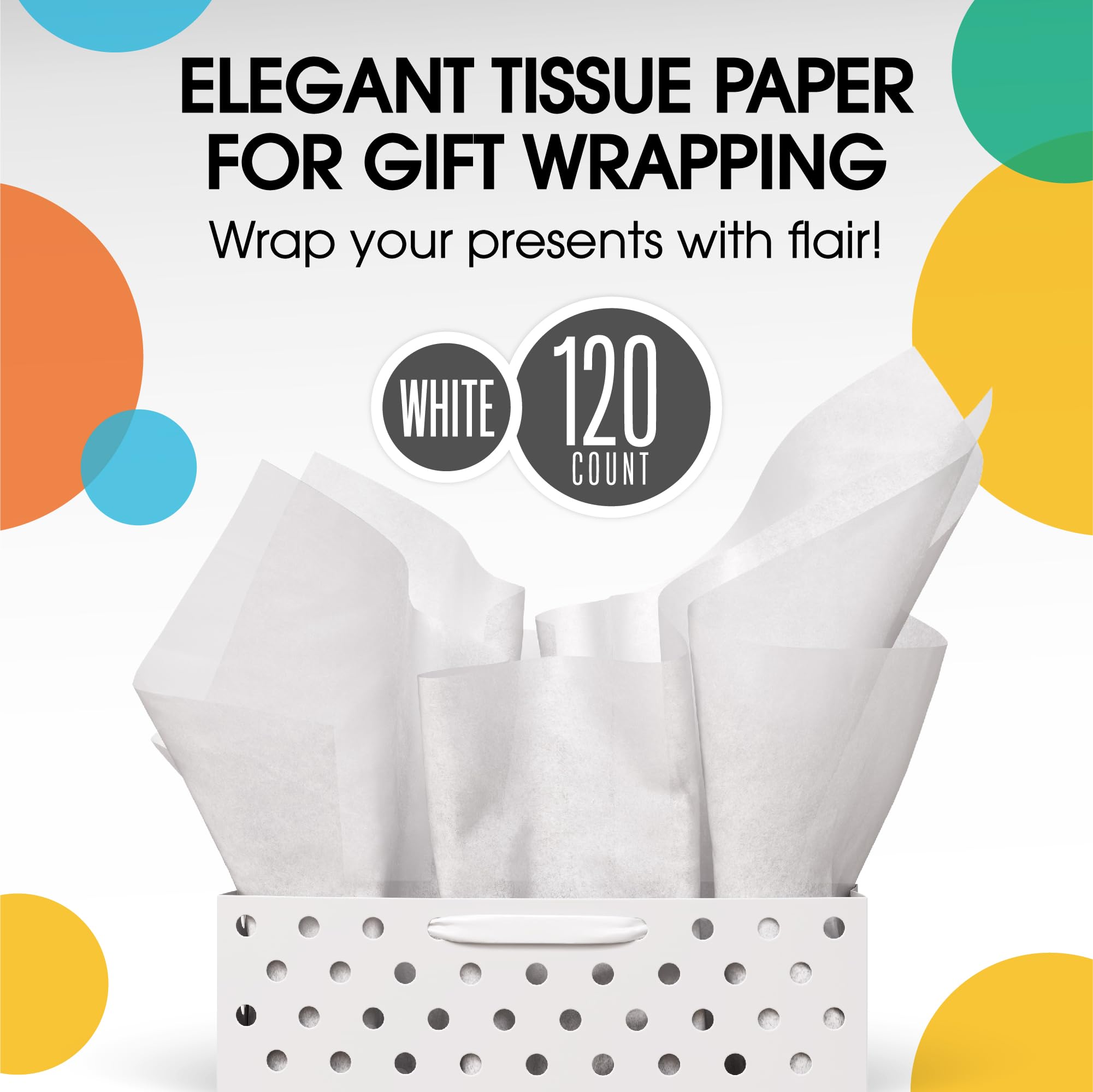 White Tissue Ream 15" X 20" - 960 Sheets