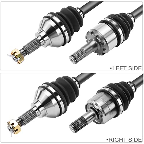 A-Premium Pair (2) Front CV Axle Shaft Assembly Compatible with Kawasaki Brute Force 650 2006-2009, Brute Force 650 2011-2013, Brute Force 750, Driver and Passenger Side