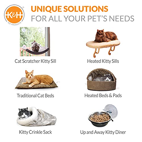 K&H Pet Products Hangin' Cat Condo Large Tan 23" x 16" x 65" Cat Furniture