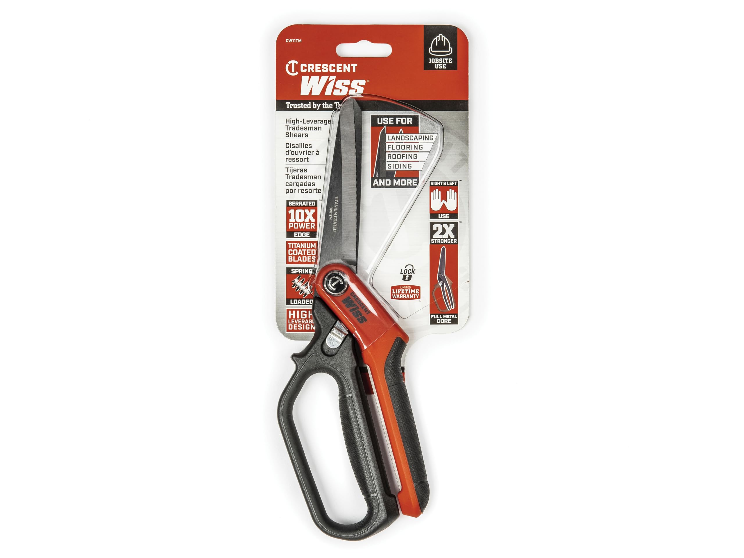Wiss - Pro Shear, HD, SNG Ring, Tradesman, Titanium (CW11TM), multi, one size