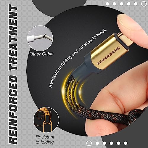 C03 Custom Coiled USB-C Cable for Gaming Keyboard,Detachable Double Sleeve Braided Keyboard Cables1.7M-2.2M Coiled USB C to A Cable with 24K Gold Aviator for Mechanical Keyboard/Cellphone
