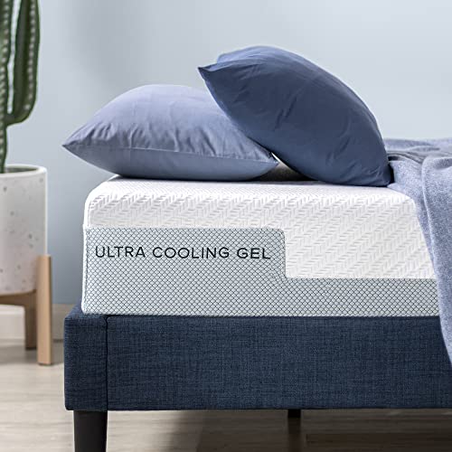 ZINUS 8 Inch Ultra Cooling Gel Memory Foam Mattress / Cool-to-Touch Soft Knit Cover / Pressure Relieving / CertiPUR-US Certified / Bed-in-a-Box / All-New / Made in USA, Full