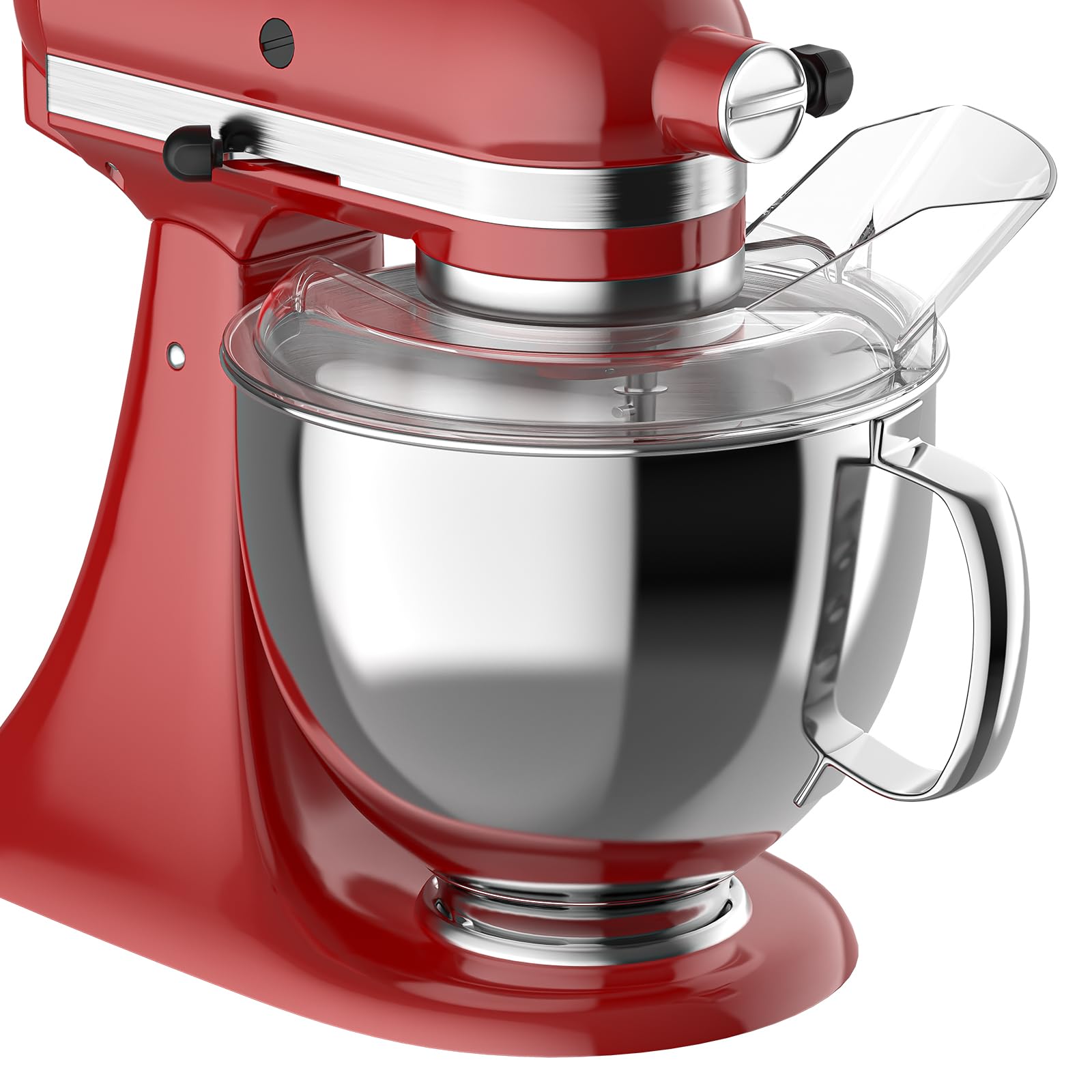 Stainless Steel Bowl for KitchenAid 4.5-5QT Tilt-Head Mixer with Pouring Shield, Mixing Bowl for Kitchenaid Stand Mixer, Metal Mixing Bowls Stainless Steel by Hozodo
