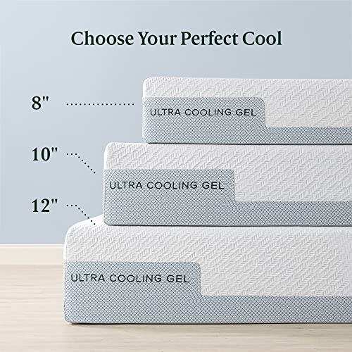 ZINUS 8 Inch Ultra Cooling Gel Memory Foam Mattress / Cool-to-Touch Soft Knit Cover / Pressure Relieving / CertiPUR-US Certified / Bed-in-a-Box / All-New / Made in USA, Full
