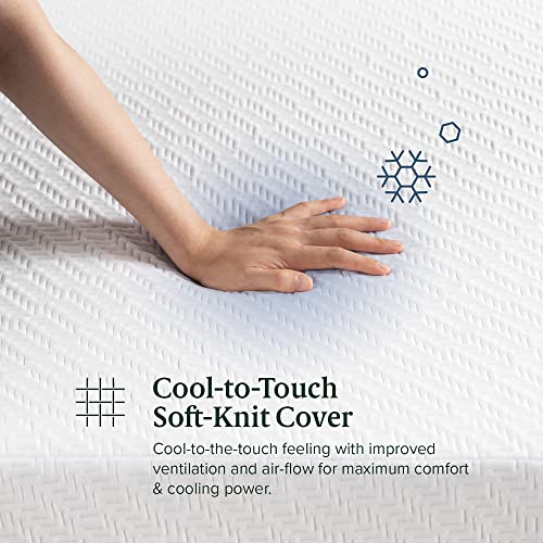 ZINUS 8 Inch Ultra Cooling Gel Memory Foam Mattress / Cool-to-Touch Soft Knit Cover / Pressure Relieving / CertiPUR-US Certified / Bed-in-a-Box / All-New / Made in USA, Full