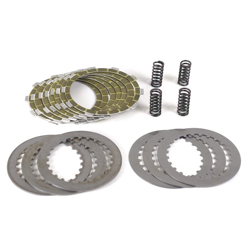TJ Brutal Customs Complete Clutch Kit - Performance Product Includes Heavy Duty Springs, Kevlar Friction Plates & Tempered Steel Plates Perfect Fit for Shadow VT600 VLX