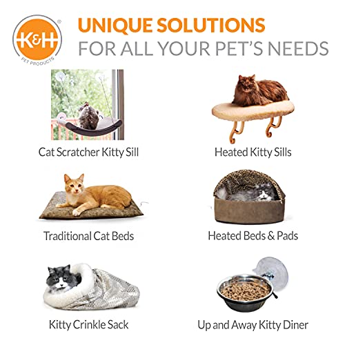 K&H Pet Products Kitty Crinkle Sack Teal 15" x 18"