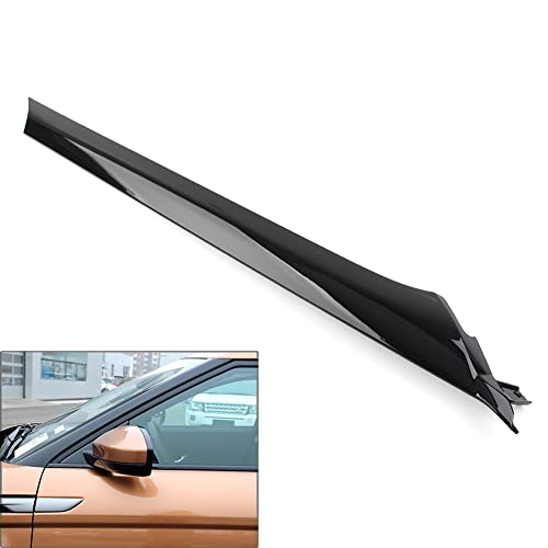 Lirun A-Pillar Front Molding Windshield Outer Trim Replacement LR077218/LR071307 For 4/5 Door Models,For Range Rover Evoque 2012-2019,Left Side