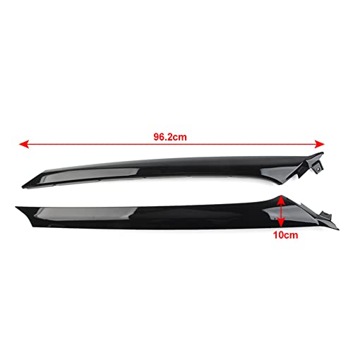 Lirun A-Pillar Front Molding Windshield Outer Trim Replacement LR077218/LR071307 For 4/5 Door Models,For Range Rover Evoque 2012-2019,Left Side