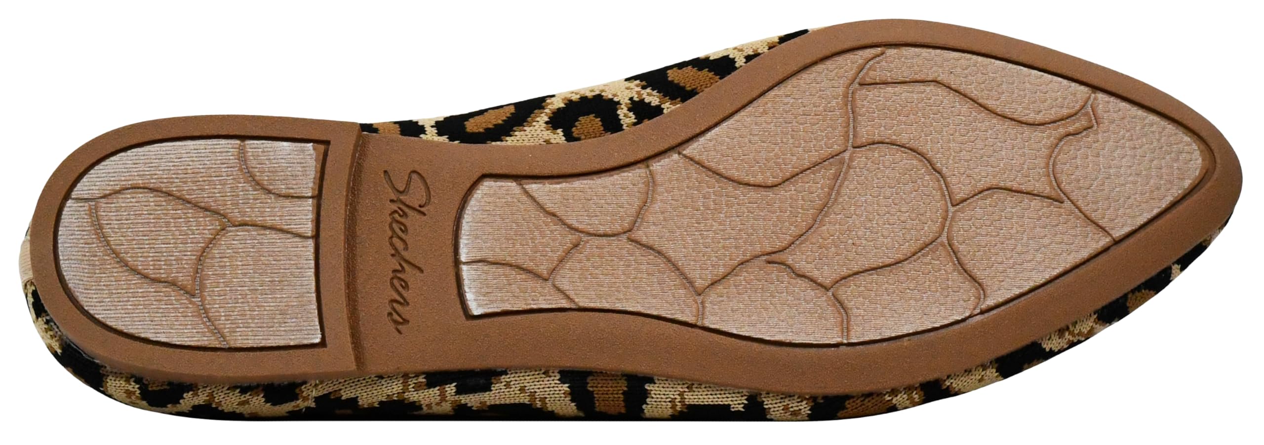 Skechers Women's Cleo Claw-Some Ballet Flat, Natural, 7 M US
