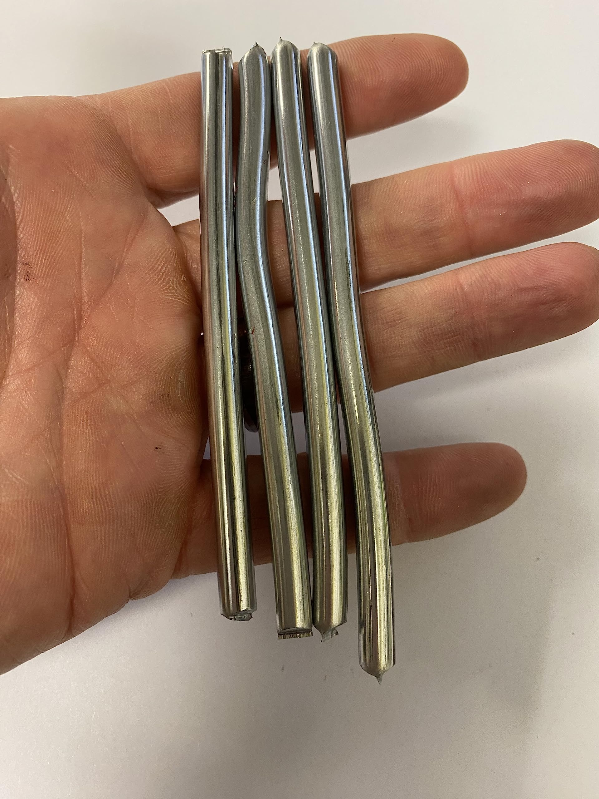 4pcs 99.99% High Purity Zinc Rod Zinc Metal Anode for School Scientific Experiment Research Diameter 1/4" Length 4" Made in USA RotoMetas