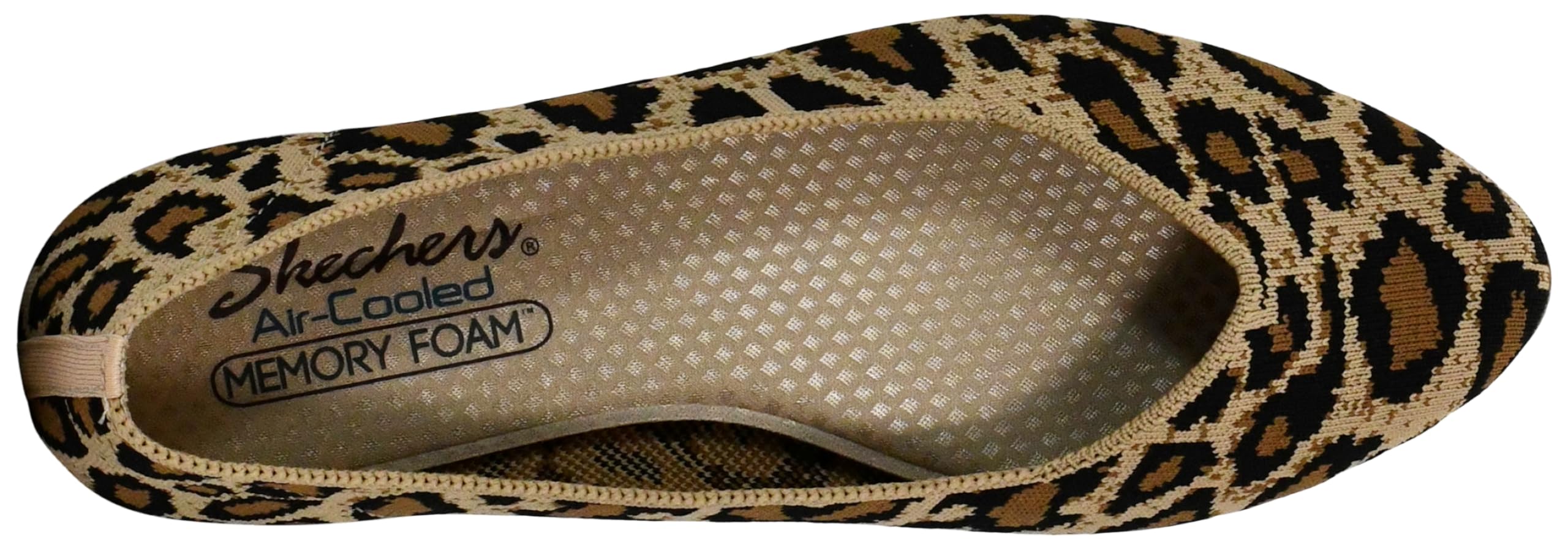 Skechers Women's Cleo Claw-Some Ballet Flat, Natural, 7 M US