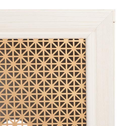 Safavieh Home Collection Piran White and Gold 4-Door 2-Shelf Media (65-inch Flat Screen) TV Stand